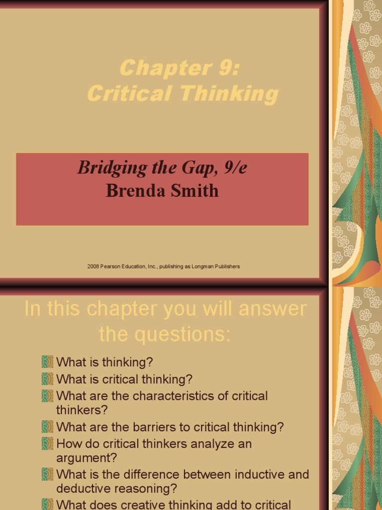 Critical Thinking Skills | PDF | Critical Thinking | Thought