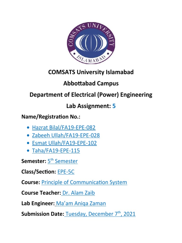 Lab Assignment 5 Poc | PDF | Frequency Modulation | Modulation