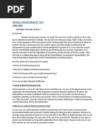 List of Environmental Days For 2025 | PDF | Natural Environment ...