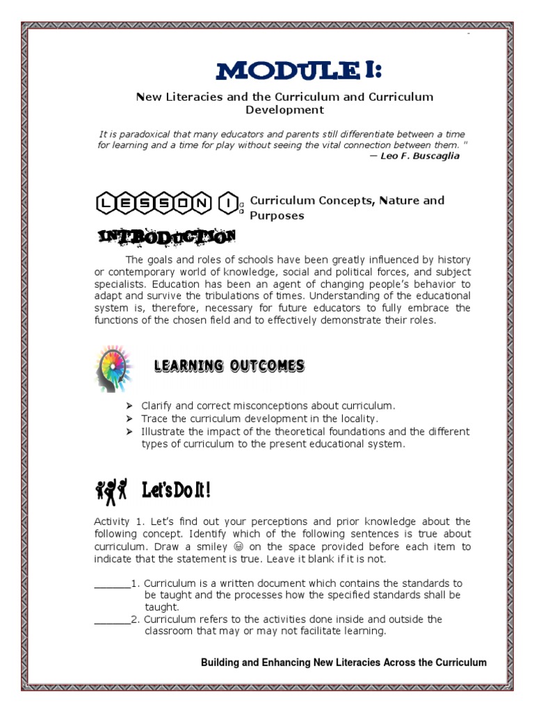 Prof Ed 10-Task-1 | PDF | Curriculum | Learning