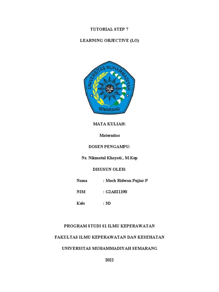 Tutorial Step 7 Maternitas | PDF