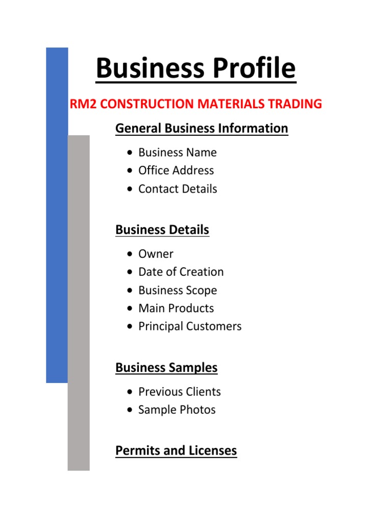 RM2 Business Profile | PDF | Career & Growth | Business