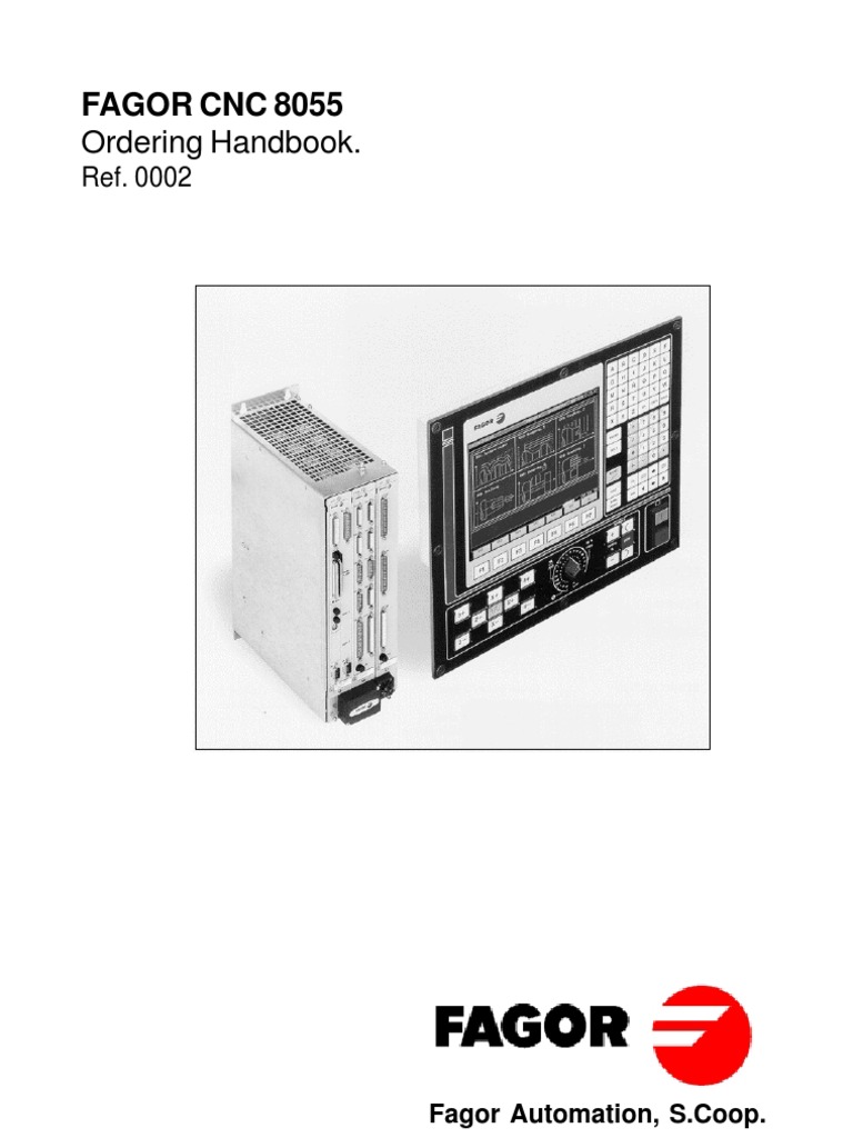 Ordering Handbook.: Fagor CNC 8055 | PDF | Hard Disk Drive | Computer Monitor