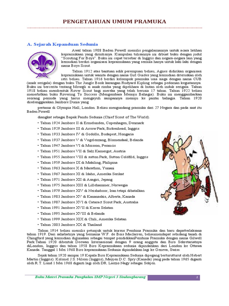 Buku Materi Pramuka | PDF | Perjalanan | Agama & Spiritualitas
