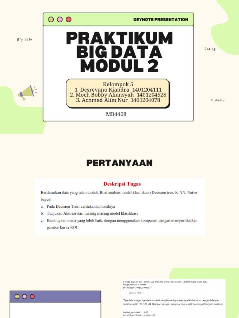 Kelompok 5 Praktikum Modul 2 PPT MB4408 | PDF | Metode & Bahan Ajar ...