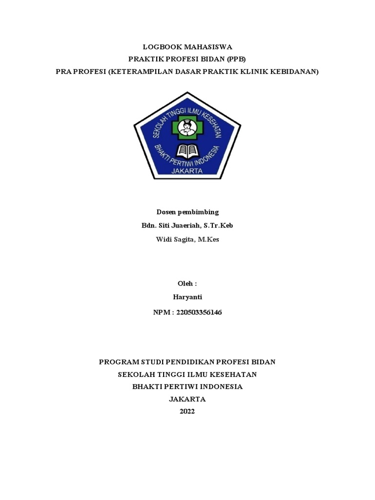 Logbook Haryanti Stase 1 Fix | PDF | Pengembangan Diri
