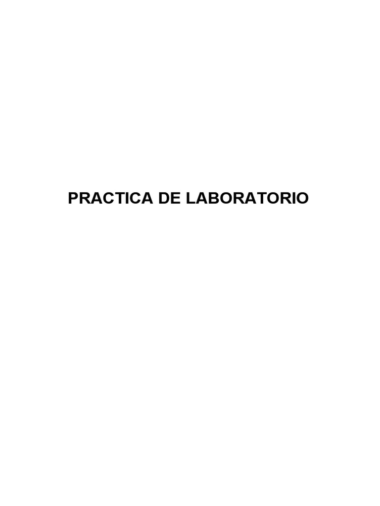 Practica 1 Pdf Laboratorios