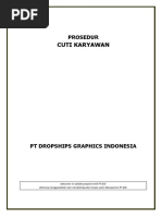 SOP Cuti Karyawan | PDF