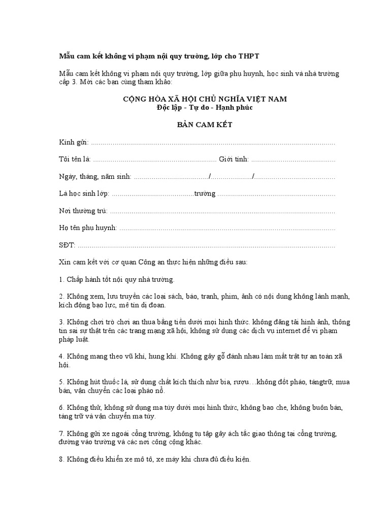 Cam Ket Noi Quy | PDF