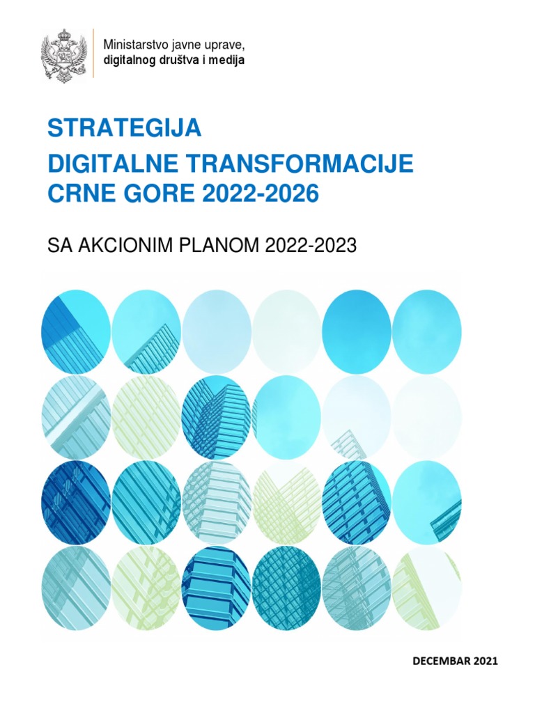 Strategija Digitalne Transformacije Sa Ap 1 | PDF