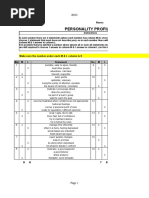 DOPE Personality Test Guide | PDF | Social Psychology | Behavior