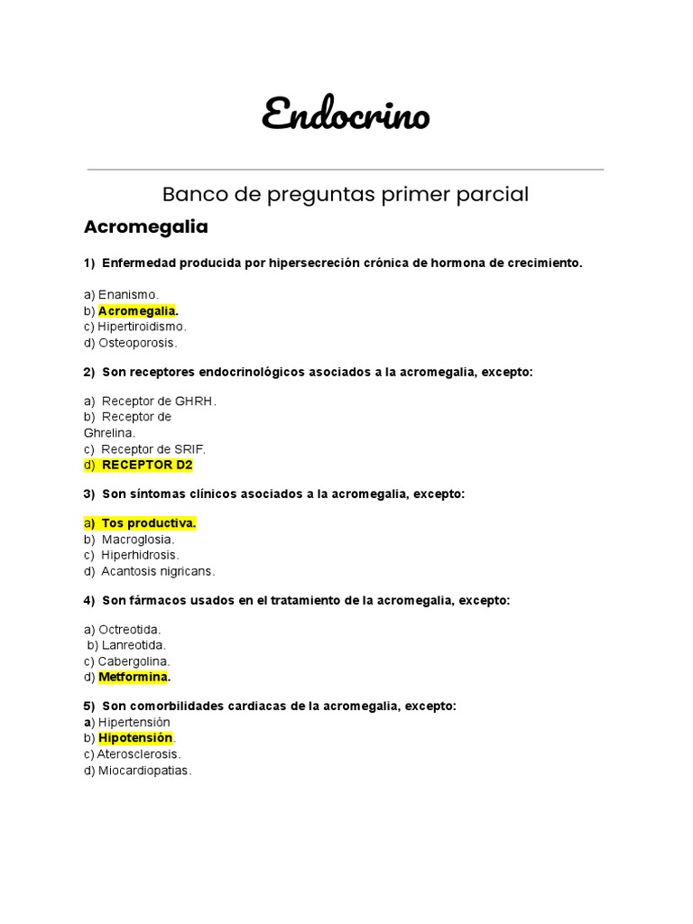 Manejo del Paciente Caquexico en Endocrinología | PDF | Hipertiroidismo ...