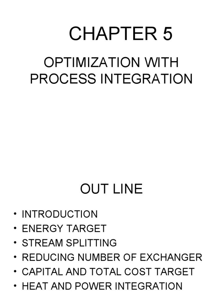 PER PROS 2021 Bab5 Proses Integration | PDF | Steam | Heat