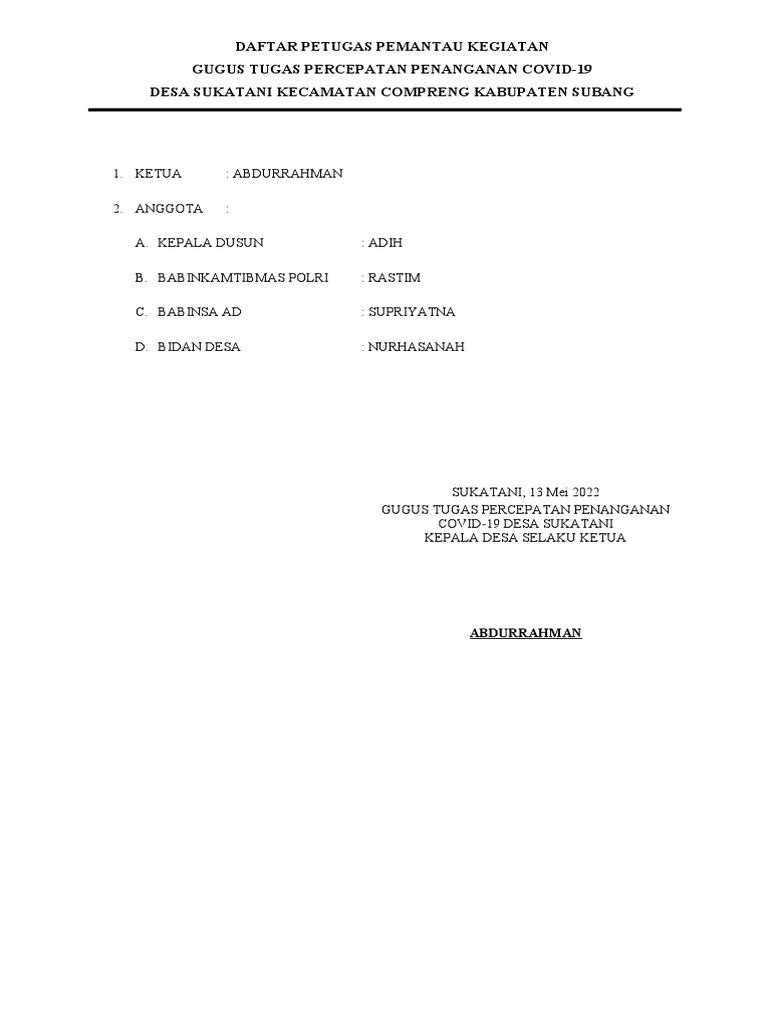 Izin Rame-Rame (Covid-19) | PDF