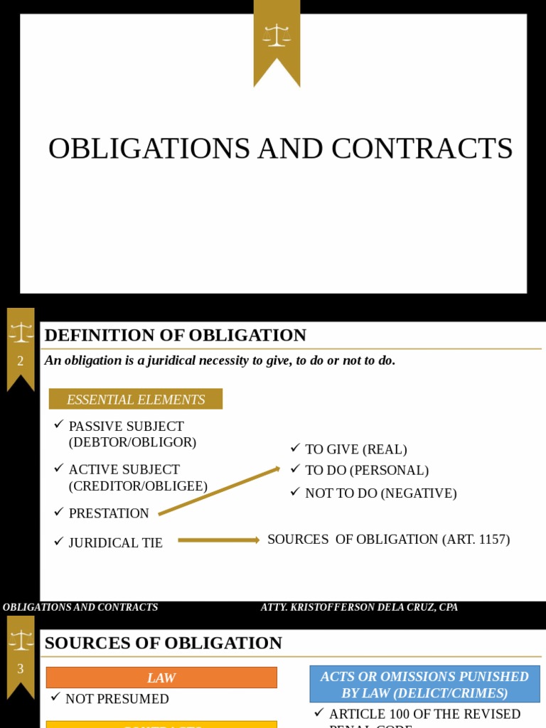 OBLIGATIONS-AND-CONTRACTS | PDF | Legal Liability | Law Of Obligations