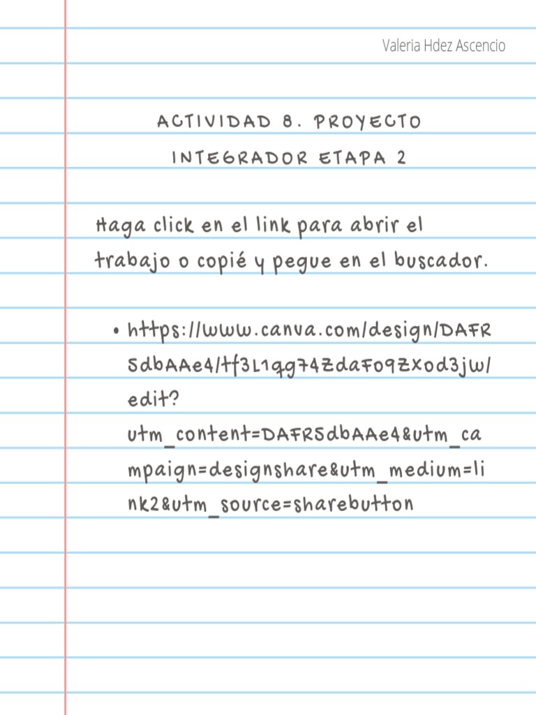 Actividad 8. Proyecto Integrador Etapa 2 | PDF | Arte