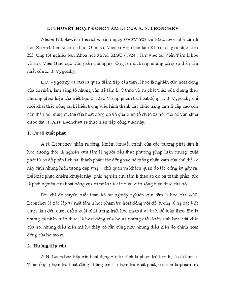A.n.leonchiev & P.ia. Galperin | PDF