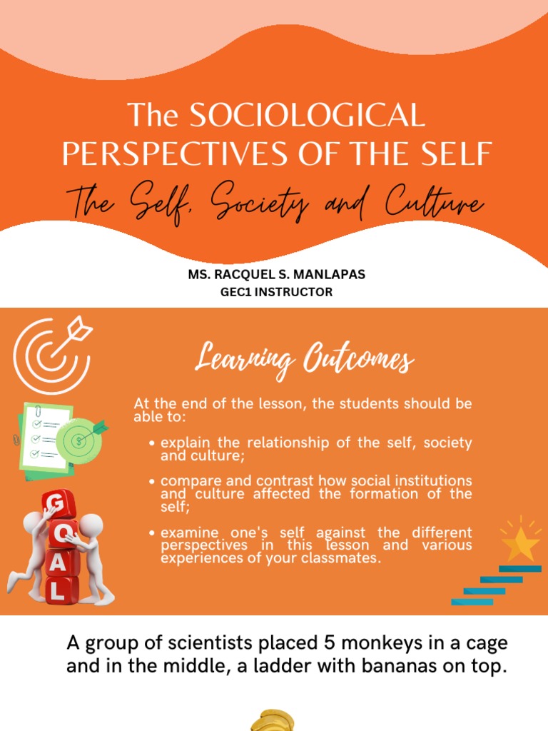 The Sociological Perspectives of The Self PPT | PDF | Behavioural ...