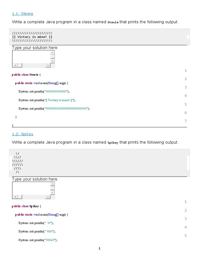Lab 1 | PDF | Computer Programming | Programming Paradigms