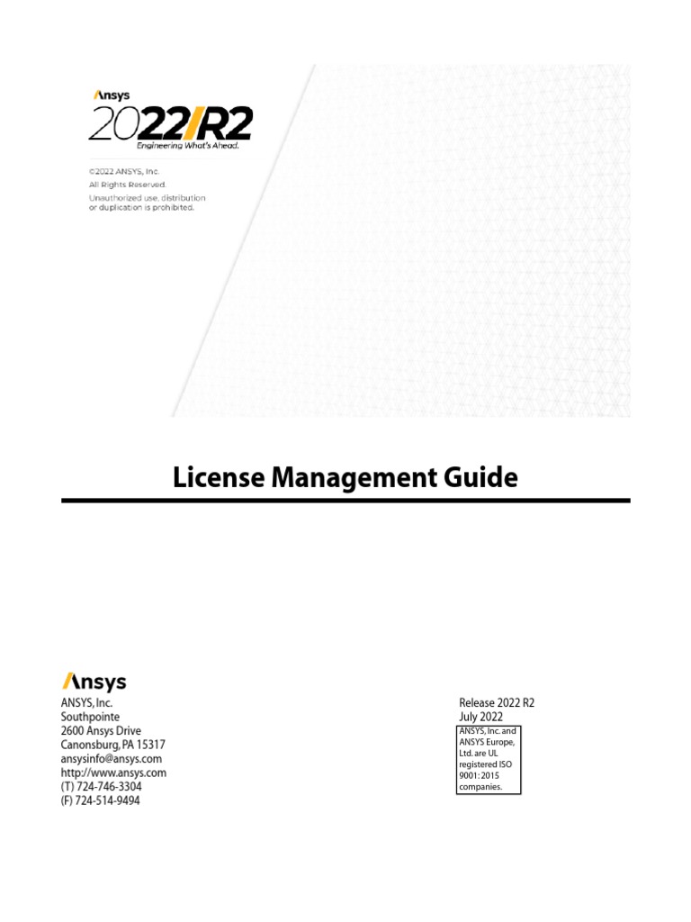 Ansys License Management Guide | Download Free PDF | Installation ...