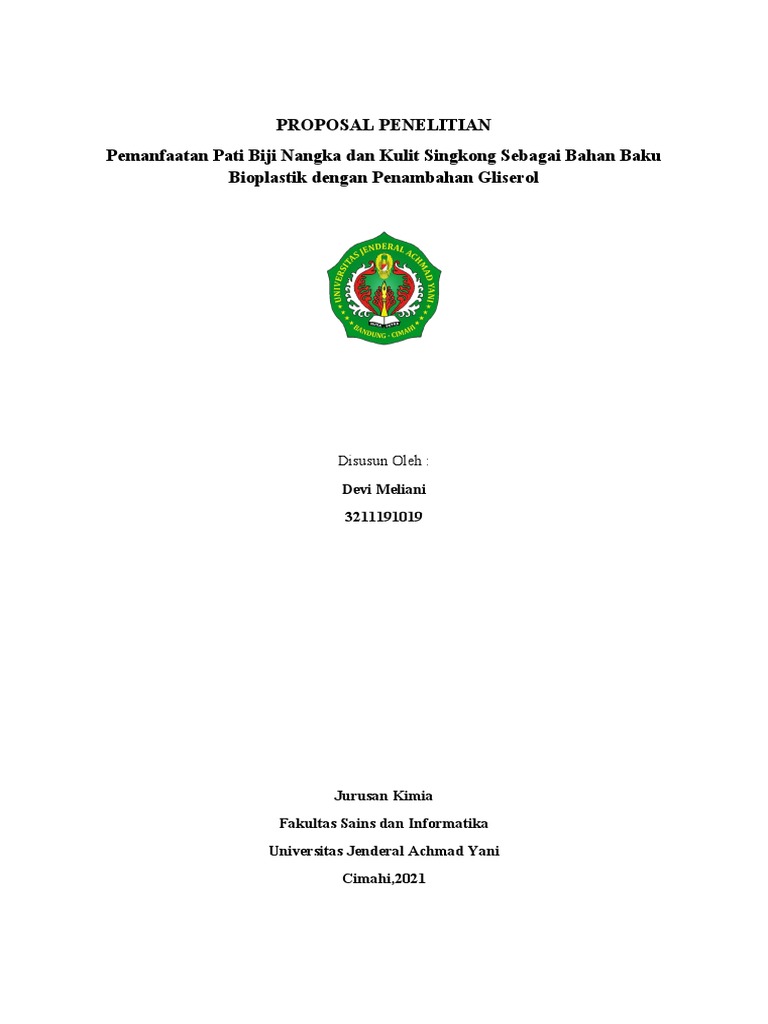 Proposal Penelitian (MPK) | PDF