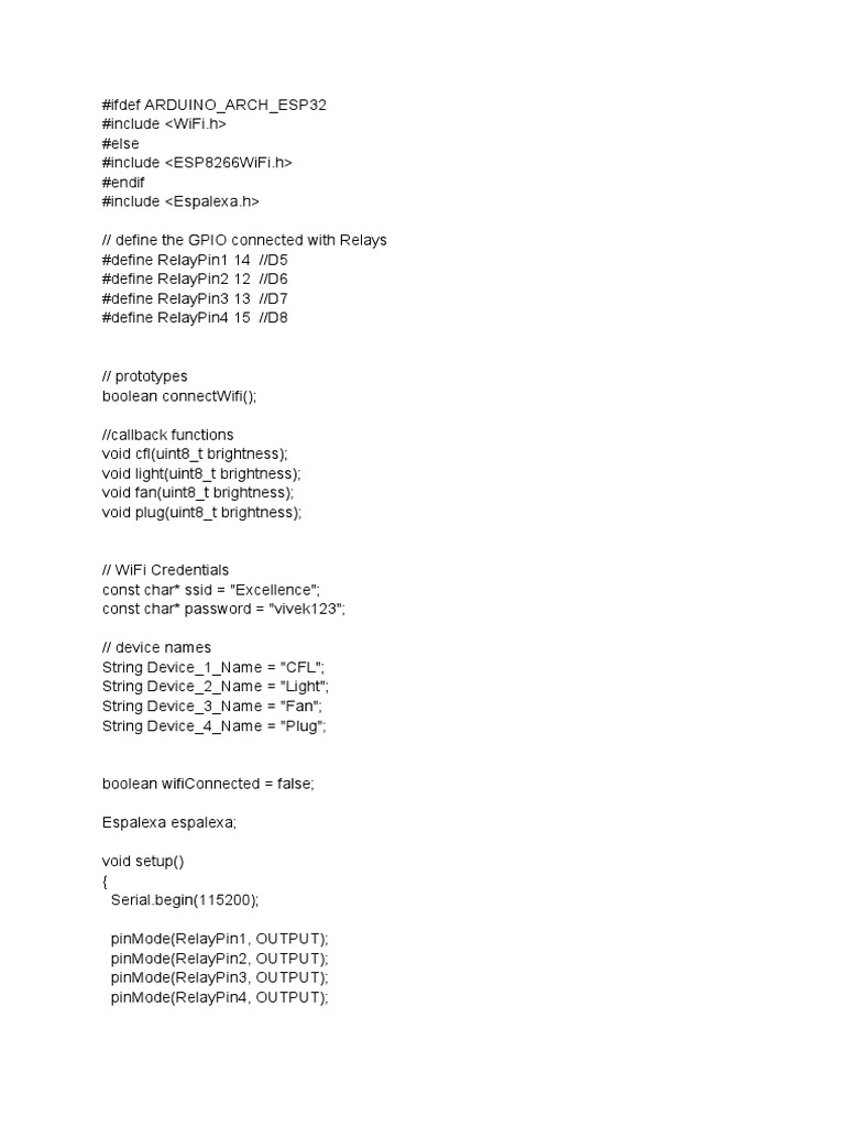 Room Automation Code Pdf Computer Science Computer Engineering