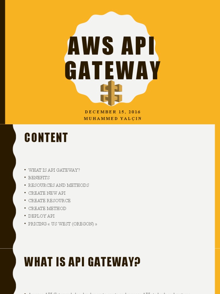 Aws API Gateway | Download Free PDF | Representational State Transfer | Computing