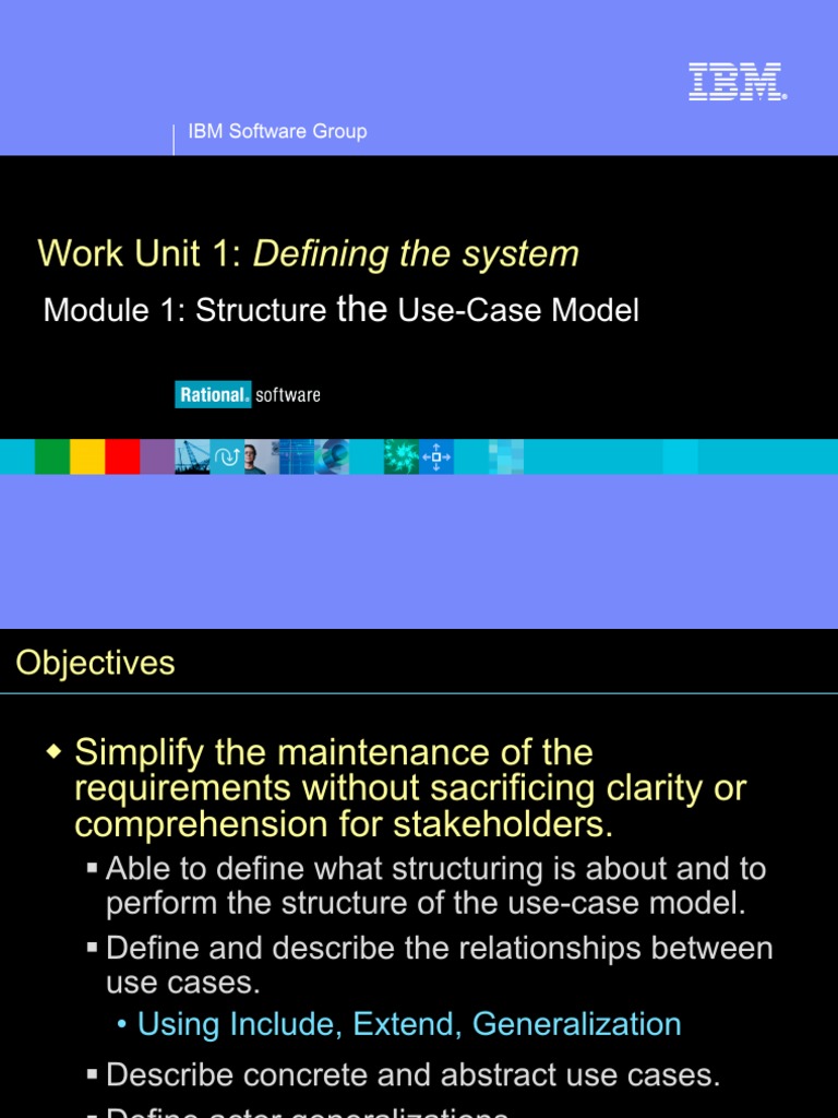 Unit 1 Mod 1 Structuring The Use Case Model Download Free Pdf Use