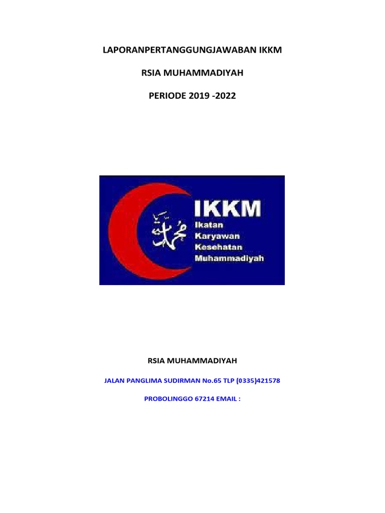 Laporanpertanggungjawaban Ikkm | PDF | Pengelolaan Keuangan & Uang