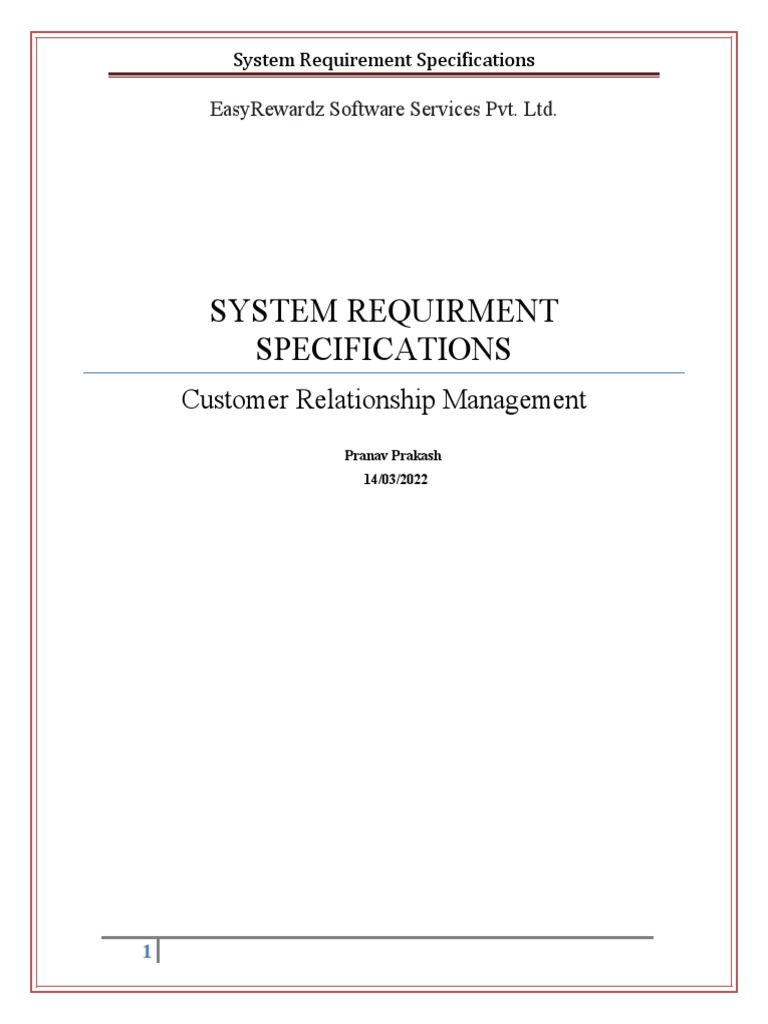EasyRewardz Software Services PVT | PDF | Use Case | System