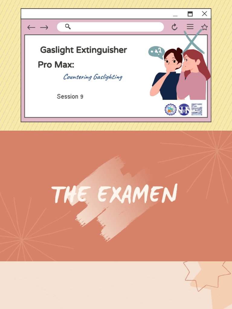 LDP1 - Session 9 - Gaslight Extinguisher Pro Max | PDF | Behavioural ...