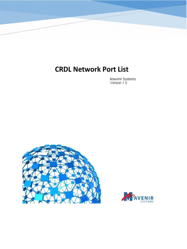 CRDL Network Port List | PDF