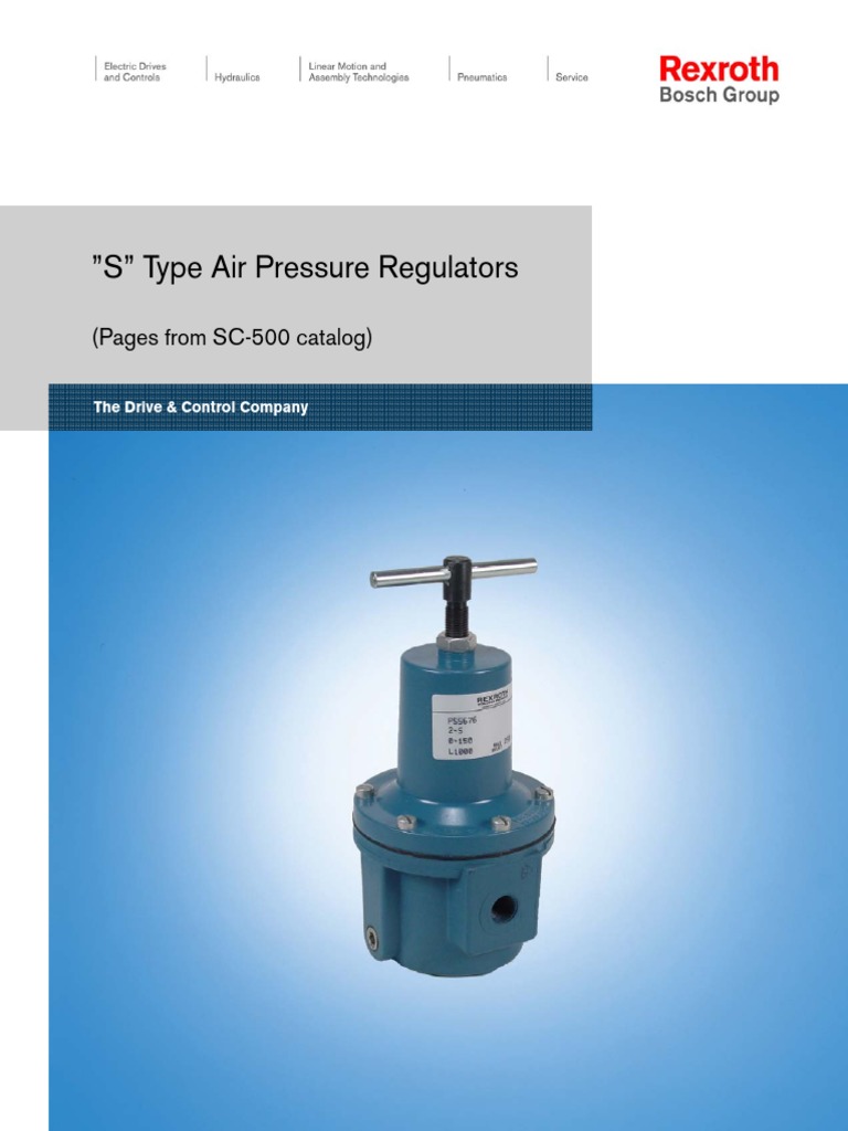 S Pressure Regulators | PDF | Valve | Lubricant