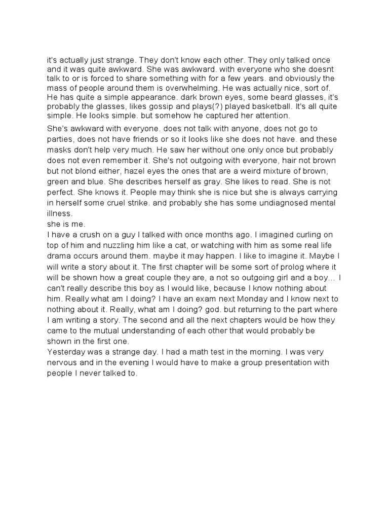 Personal Strange Diary | PDF