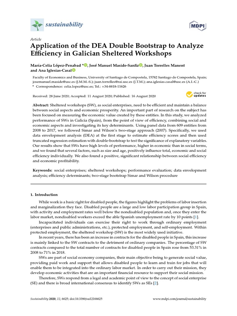 Bootstrap-Dea and Tobit | PDF | Regression Analysis | Employment