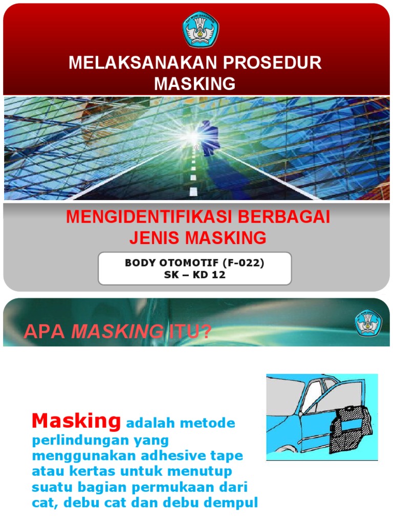 Mengidenifikasi Berbgai Jenis Masking | PDF