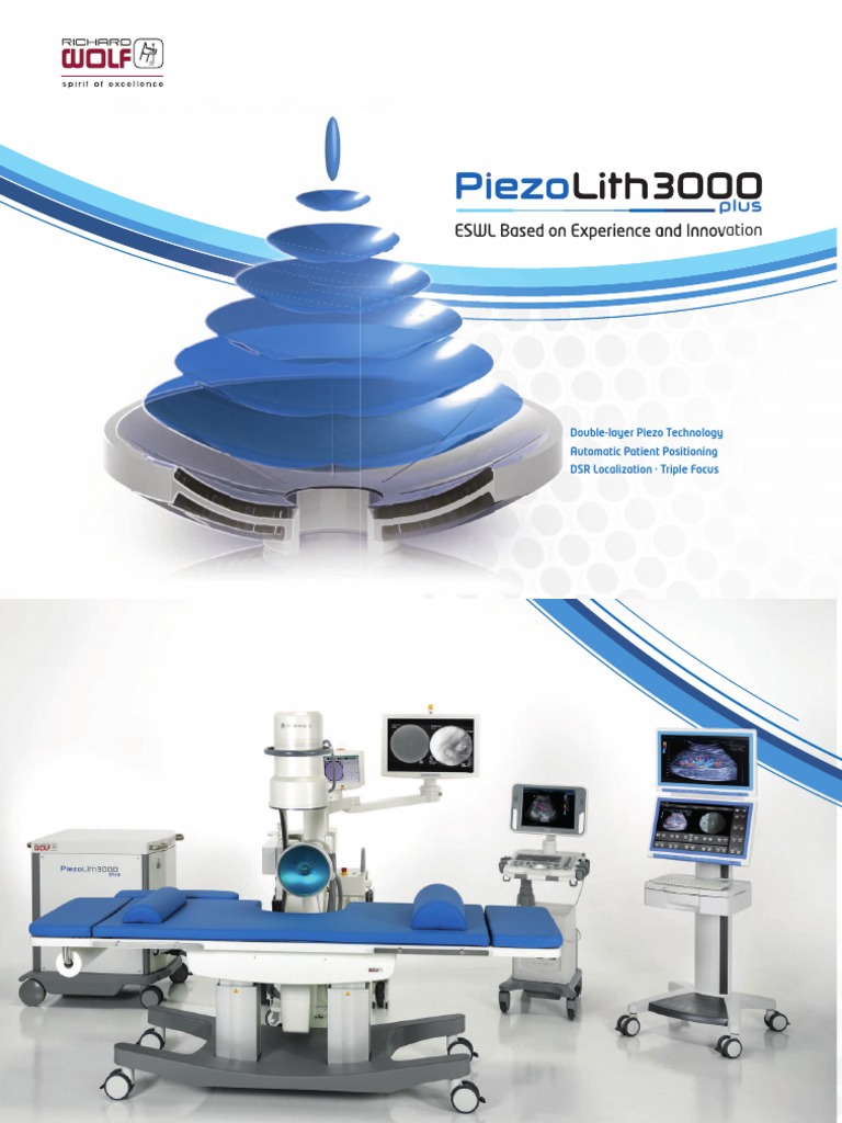 Advanced ESWL with PiezoLith 3000Plus | PDF | Piezoelectricity | X Ray