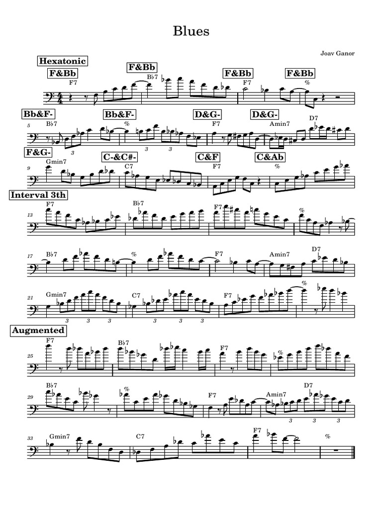 Blues | PDF | Music Theory | Elements Of Music