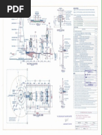 G.A Drawing of 33KV Line With Pole Arrangement | PDF