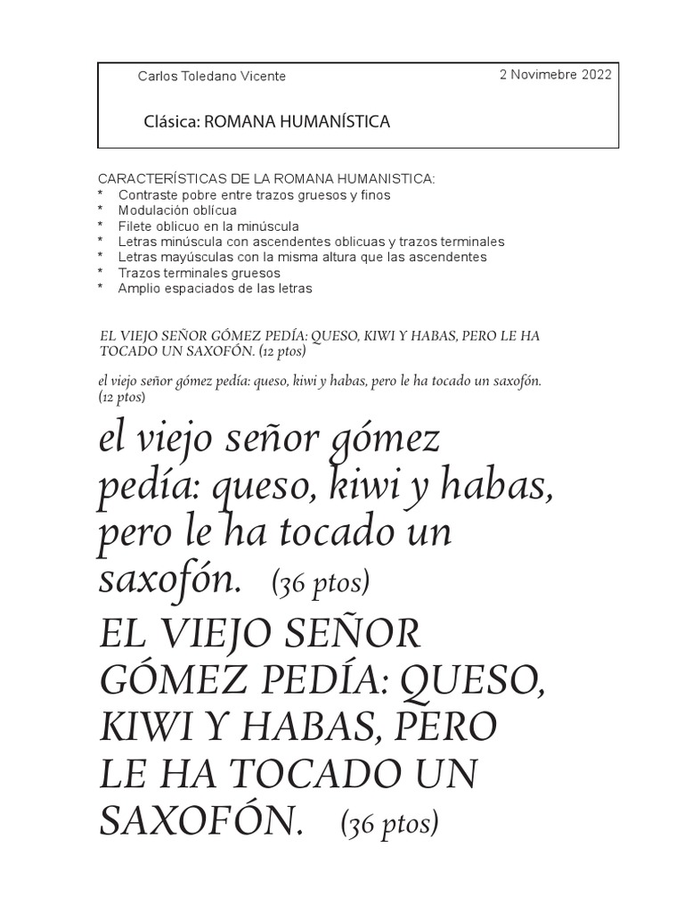 Pangrama Humanísticas | PDF | Escritura