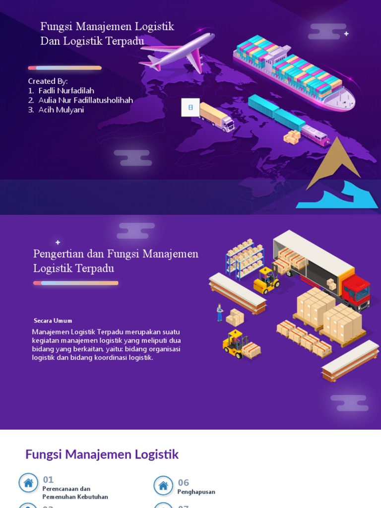 MANAJEMEN LOGISTIK DAN FUNGSINYA | PDF
