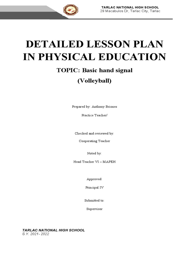 Demo Lesson Plan In Chess Pdf Volleyball Board Games