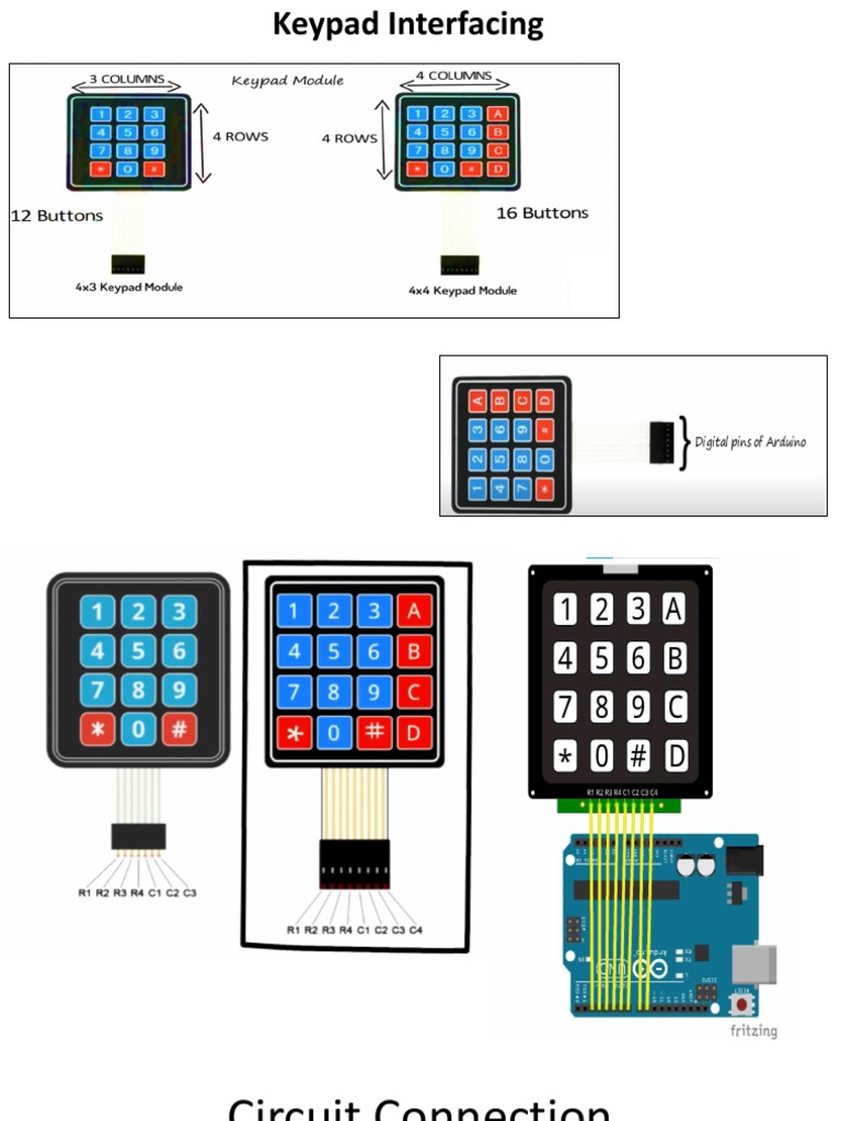 keypad interfacing | PDF | Computing | Electrical Engineering