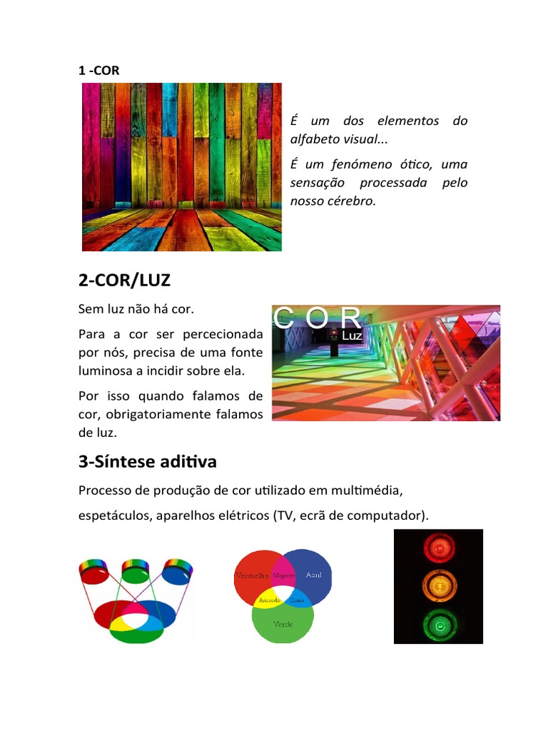 cor | PDF | Cor | Visão