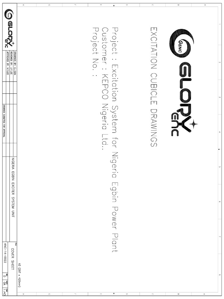 Exciter AVR Gloryence Drawings For Unit 4 | PDF