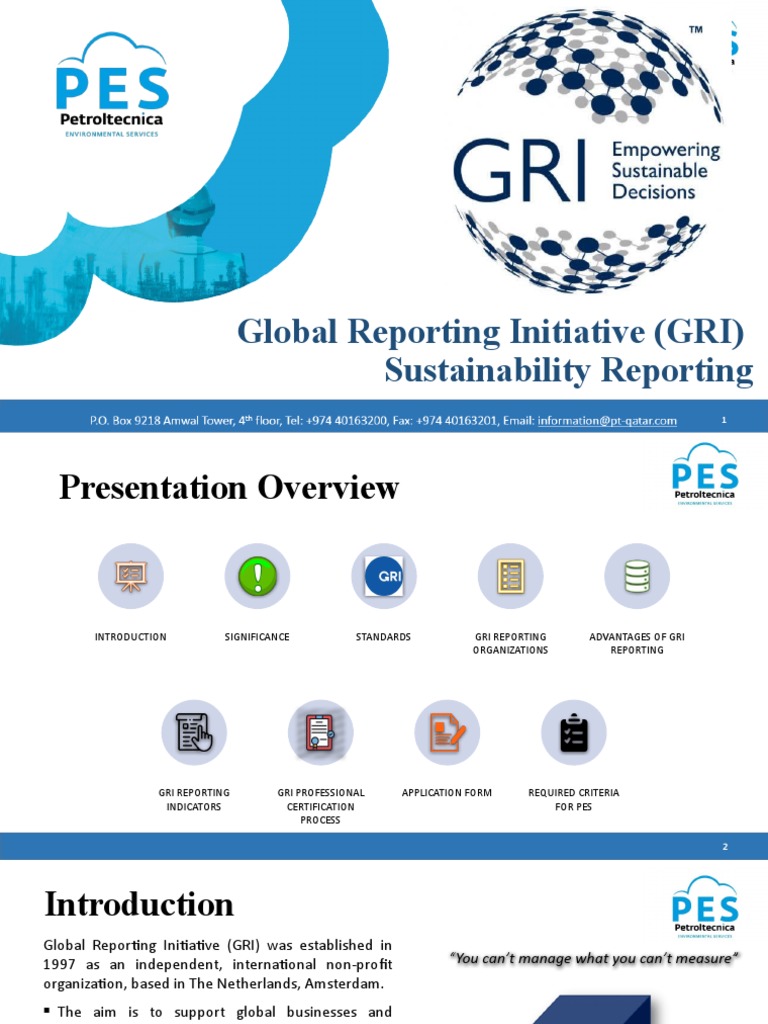 A Roadmap to Responsible Reporting: An Analysis of the Global Reporting ...