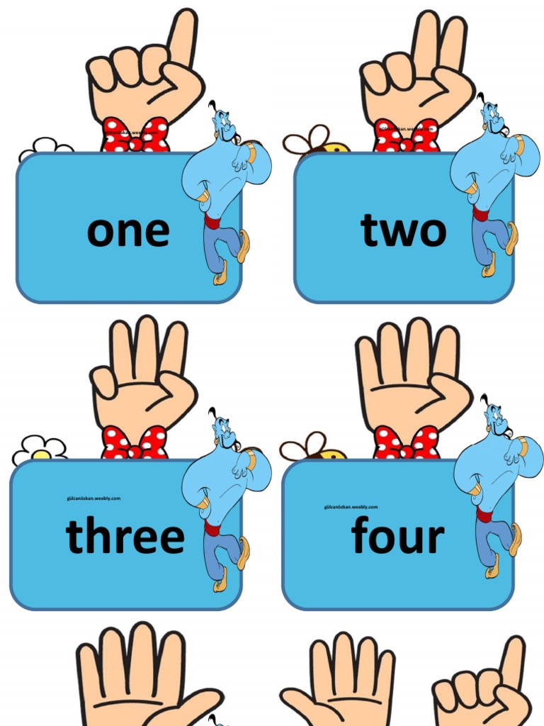 Numbers With Fingers | PDF