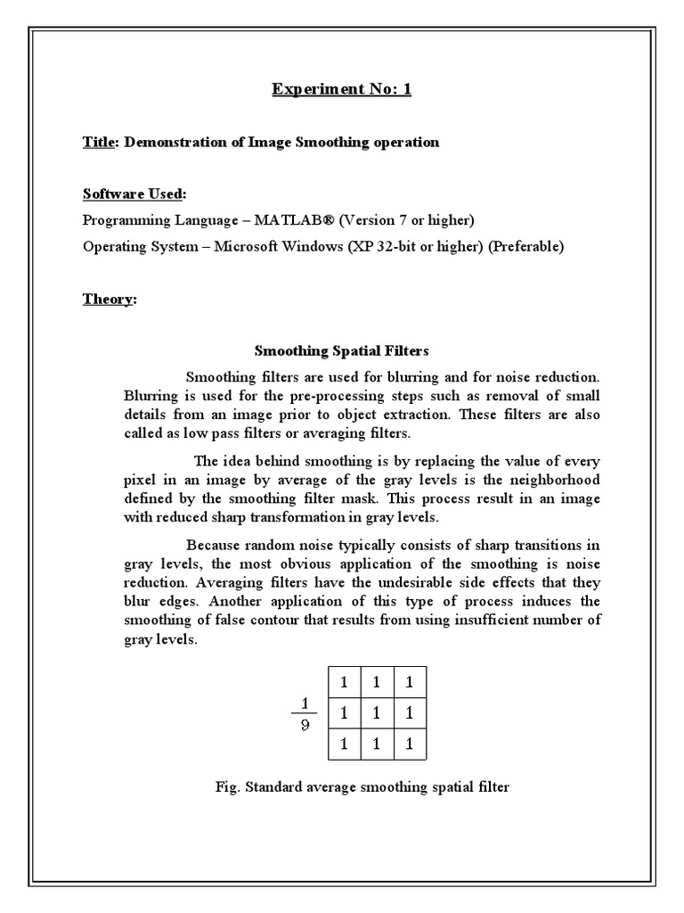 Experiment No 1 Pdf Optics Electrical Engineering