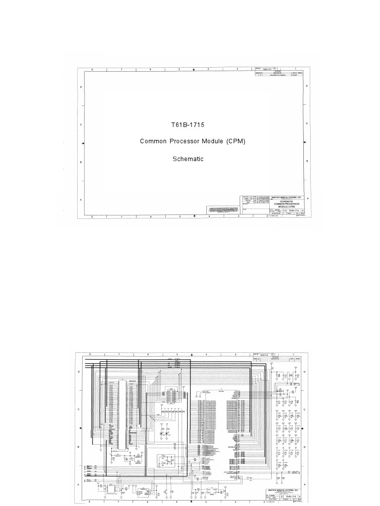 T61B-1715: CPM (Common Processor Module) Schematic | PDF