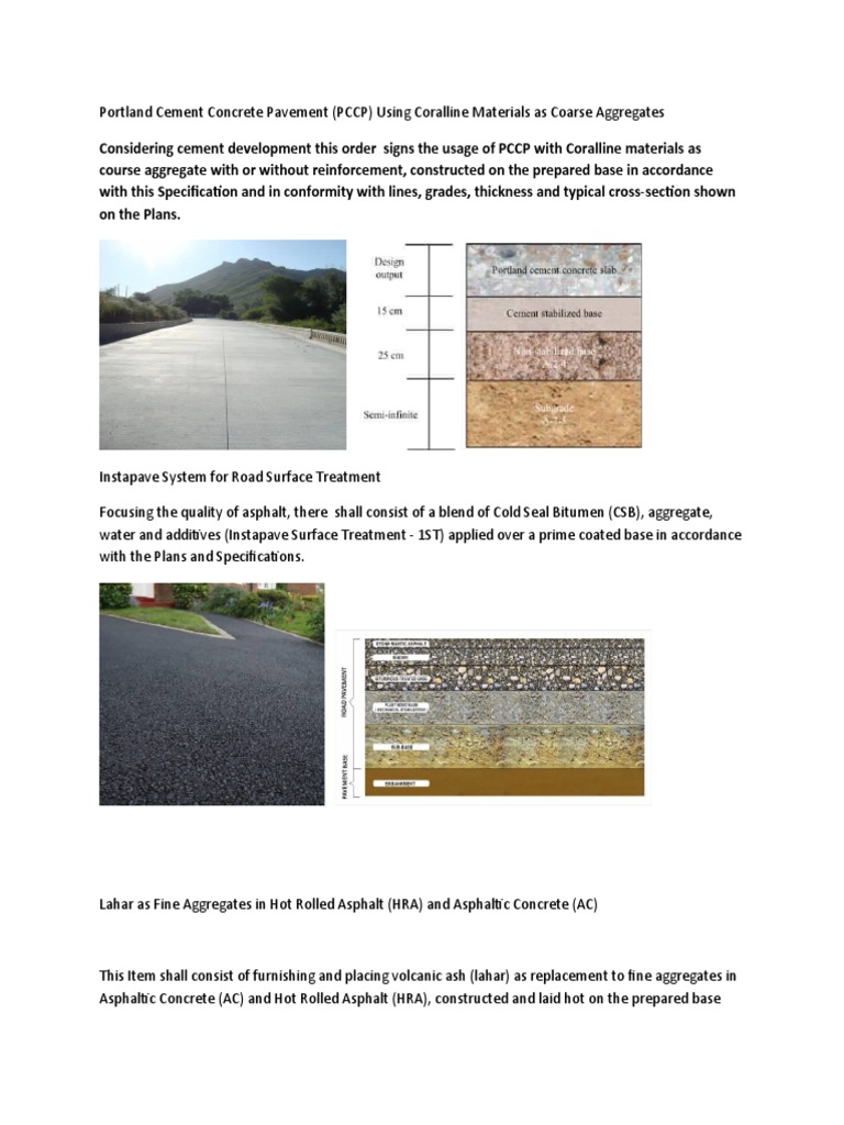 Portland Cement Concrete Pavement | PDF